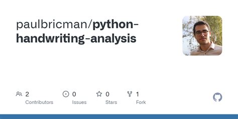 Github Paulbricmanpython Handwriting Analysis