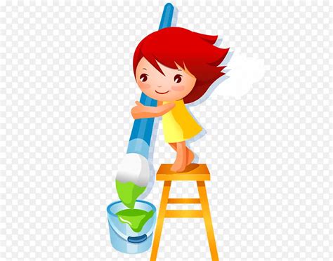 拿着毛笔的女孩png图片素材下载图片编号qepnabky 免抠素材网