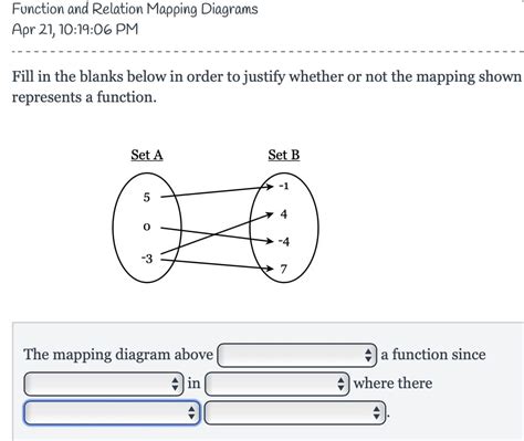 Answered Function And Relation Mapping Diagrams Bartleby
