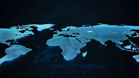 Digital Grid Globe High Tech Overlay For Innovative Projects Videos