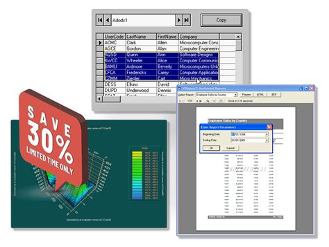 Activex Ui Controls Datagrid Charts And More For Activex Componentone
