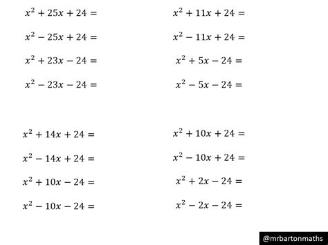 Factorising Into Double Brackets Mixed Variation Theory