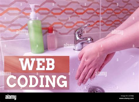 Handwriting Text Web Coding Conceptual Photo A System Of Symbols And