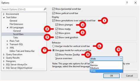 Enhanced Scrollbar In Sql Server 2016