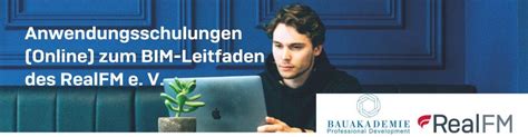 Anwendungsschulung Online Zum Bim Leitfaden Bim Fm Modul