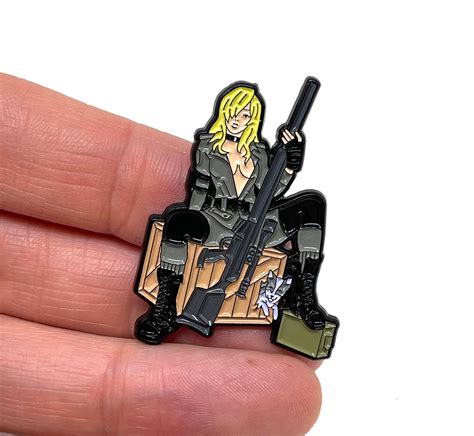 Metal Gear Solid Sniper Wolf Enamel Pin And Magnet Etsy
