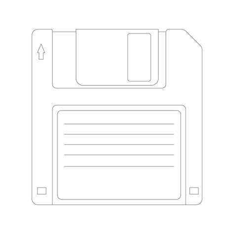 Premium Vector Diskette Or Floppy Disk Is An Old Medium To Store Information On Retro