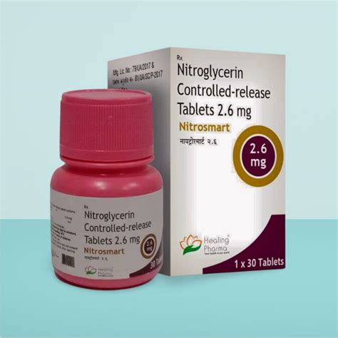 Nitrosmart Nitroglycerin Controlled Release Tablets Medicinesorder