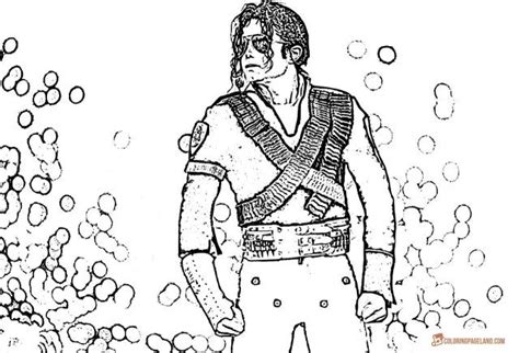 Michael Jackson Thriller Coloring Pages Michael Jackson Dancing Style