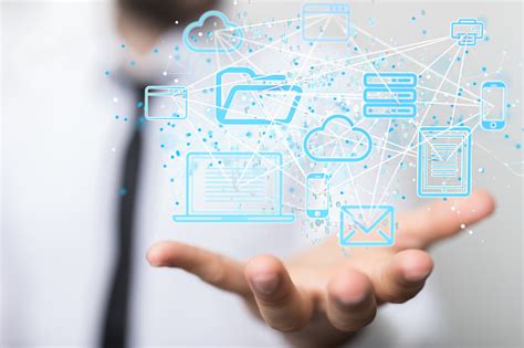 3d Rendering Of A Data Cloud Storage Network From Lines Triangles And Particle Style Design