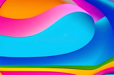 Colorful Abstract Background 3d Rendering 3d Illustration Stock