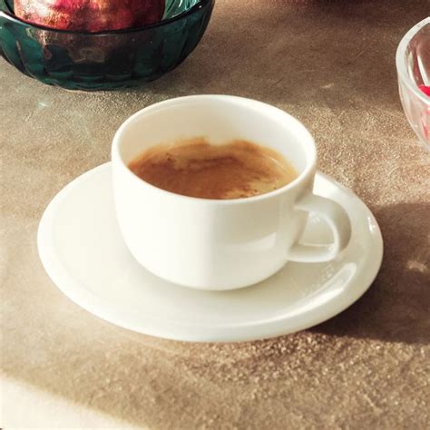 라미 컵 And 소서 흰색 270ml1026932 감도 깊은 취향 셀렉트샵 29cm