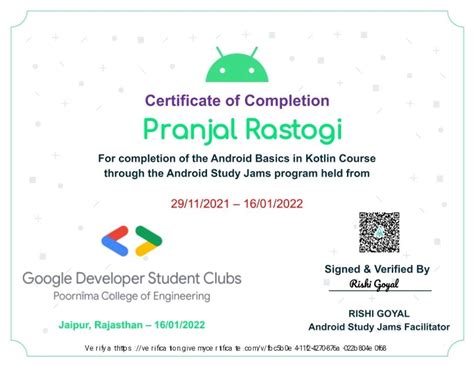 Pranjal Rastogi On Linkedin Poornima Android Gdsc Kotlin