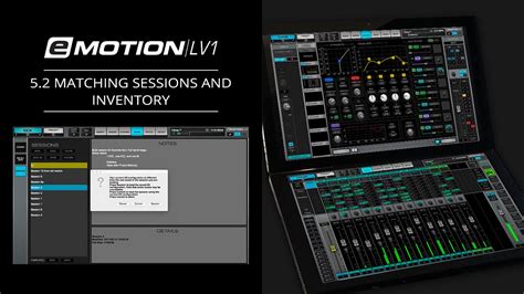 EMotion LV Tutorial Show Window Matching Sessions And Inventory Waves Audio