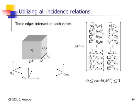 ppt multiple view reconstruction from points and lines powerpoint