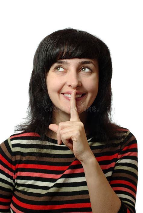 Freche Frau Stockbild Bild Von Recht Brünette Frau 111754385