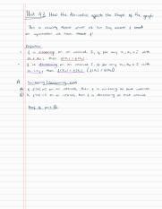 Unit How The Derivatives Affect The Shape Of The Graph Pdf Course Hero