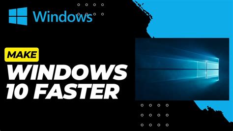 How To Make Windows 10 Faster On Laptop YouTube