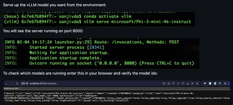 Using VLLM In Jupyter AI Jupyter AI Documentation
