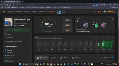 Codingjourney Leetcode Consistencyiskey Problemsolving