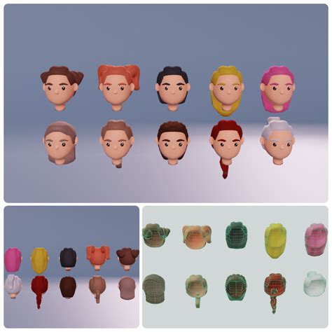 Low Poly Modular Character Assets Complete Pack