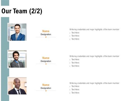 Our Team Introduction Ppt Powerpoint Presentation Infographic Template Microsoft