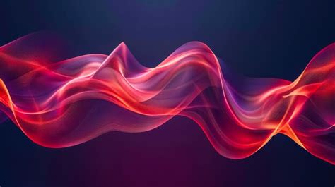 Premium Photo Vibrant Digital Art Of A Dynamic Flowing Wave Pattern With A Gradient Of Pink