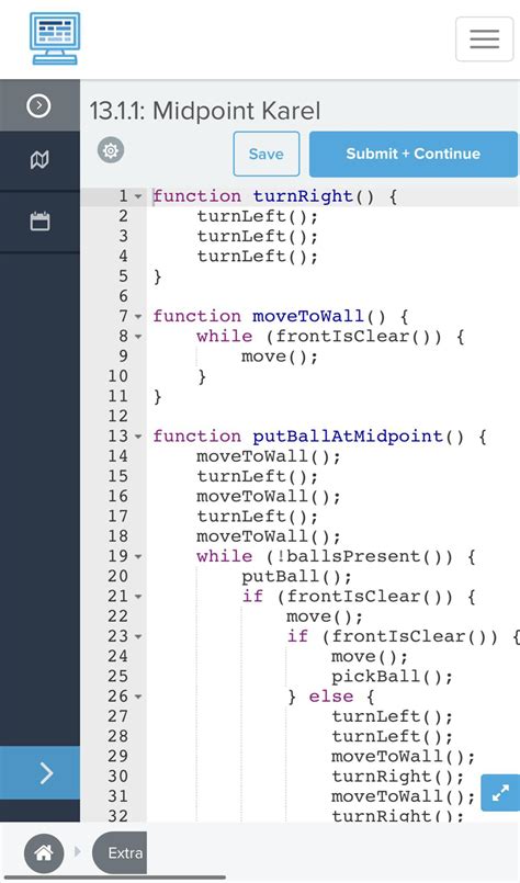Extra Karel Puzzles Midpoint Karel R Codehs