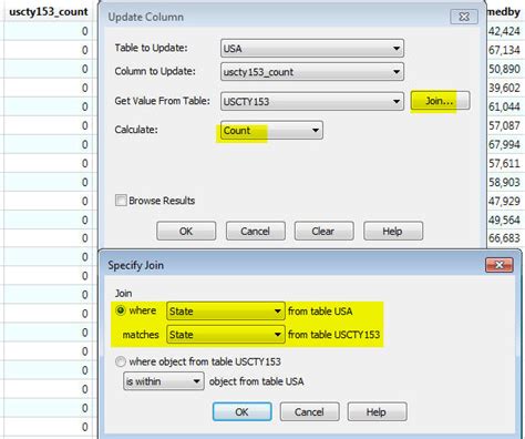 using the update column function in mapinfo pro