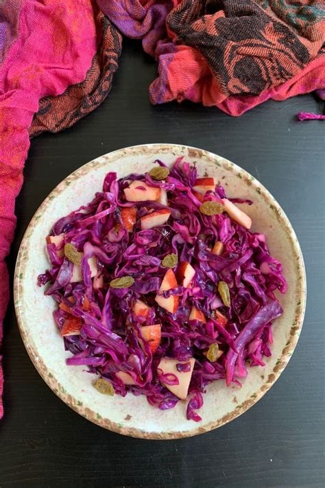 Warm Cabbage And Apple Salad Autoimmune Wellness Recept