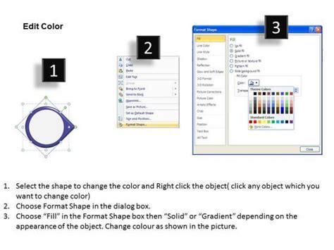 Ppt Arrow Illustration Of Mechanism Using 7 Phase Diagram PowerPoint Templates