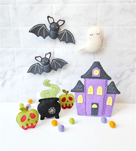 Felt Halloween Pattern Set The Yellow Birdhouse