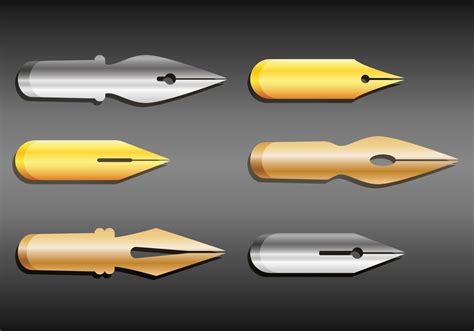 Pen Nib Vector 104964 Vector Art At Vecteezy
