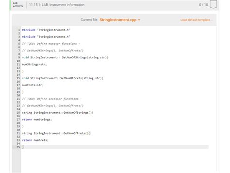 Solved Given Main And The Instrument Class Define A