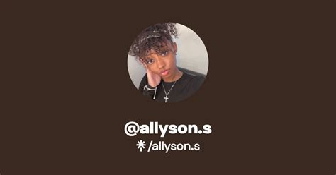 Allysons Instagram Tiktok Linktree