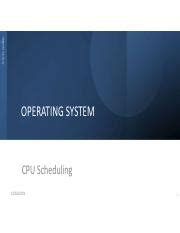 Understanding CPU Scheduling Policies Mechanisms And Course Hero