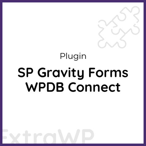 SP Gravity Forms WPDB Connect ExtraWP