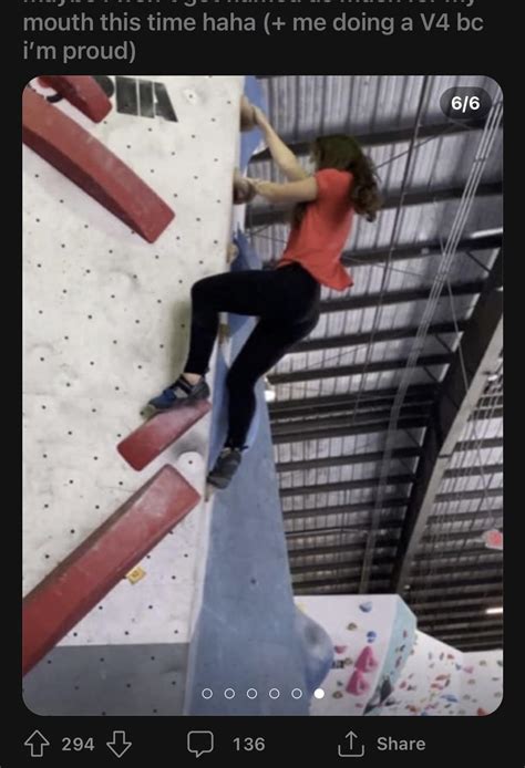 The Key To Breaking Through V4 Is To Simply Use Those Holds With The Down Arrows On Them R