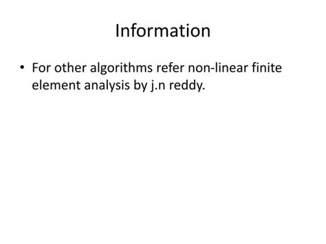 Non Linear Analysis Ppsx Physics Science