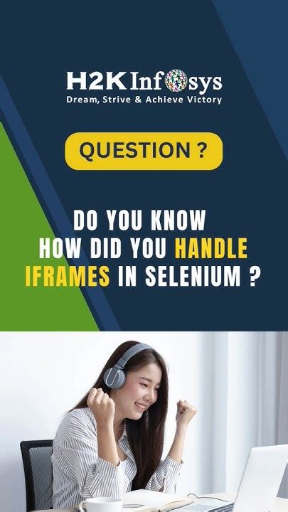 How Did You Handle Iframes In Selenium Selenium Interview Questions H2kinfosys Youtube