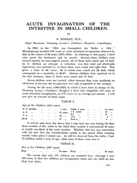 Acute Of The Intestine In Small Invagination Pdf Large Intestine