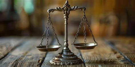 Premium Photo Balanced Scales Symbolizing Equality In The Justice System Concept Justice