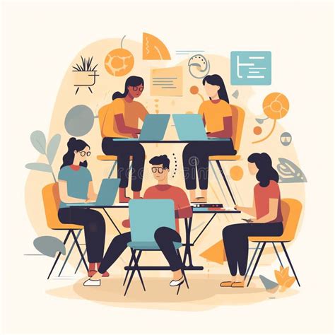 Online Collaborative Stock Illustrations 1 563 Online Collaborative