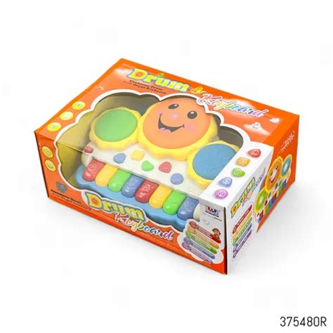 Drum And Keyboard Electronic Drum With Organ Keyboard For Musical Play