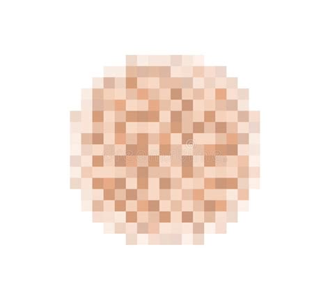 Censor Blur Effect Texture For Face Or Nude Skin Blurry Pixel