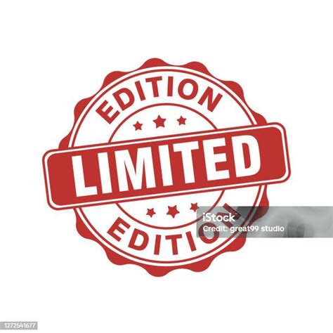 둥근 모양 레이블 기호 및 스탬프 마커를 위한 리미티드 에디션 태그 벡터 디자인 템플릿 한정판에 대한 스톡 벡터 아트 및 기타