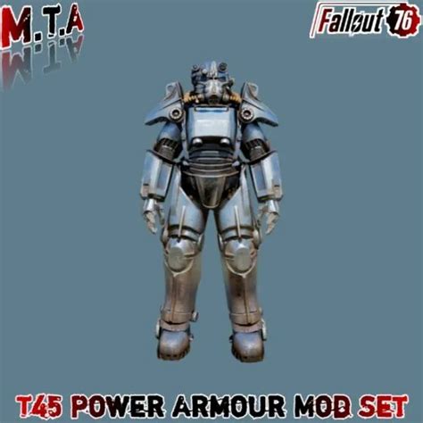 Plan T45 Power Armour And Mods Fallout 76 Game Item Gameflip