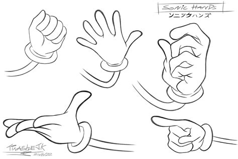 Sonic Hands 1 By Tinashejk On Deviantart