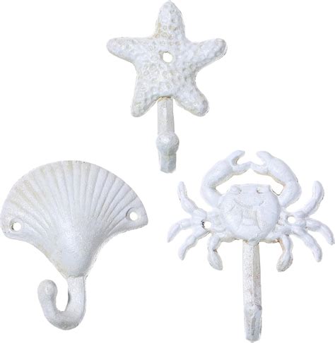 3pcs Decorative Wall Hooksvintage Nautical Wall Decor