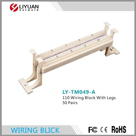 100 Pairs 110 Wiring Block Wiring Terminal Block With Legs 110 Type Electrical Connection Block